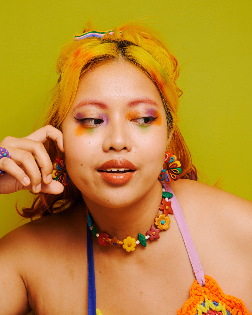 Bloom Hoops in Bahaghari – Tropik Beatnik